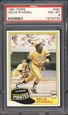 1981 Topps Baseball Willie Stargell #380 PSA 8 PIRATES NM-MT HOF | eBay