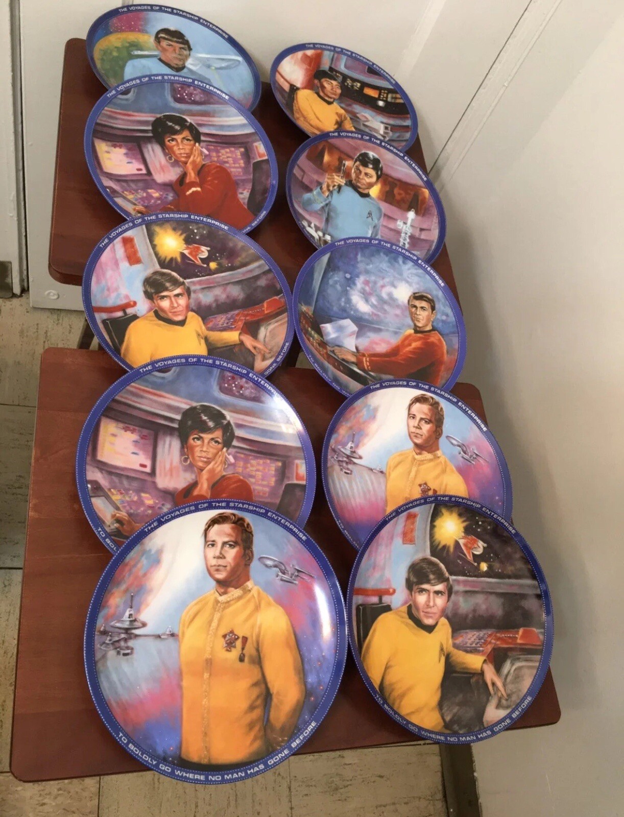 Star Trek Plates Of 1966,1983 Hamilton Collection | eBay