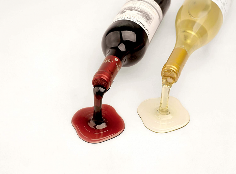 Spilled Wine Bottle Holder - Fun and Unique Way to Display Your Red ...