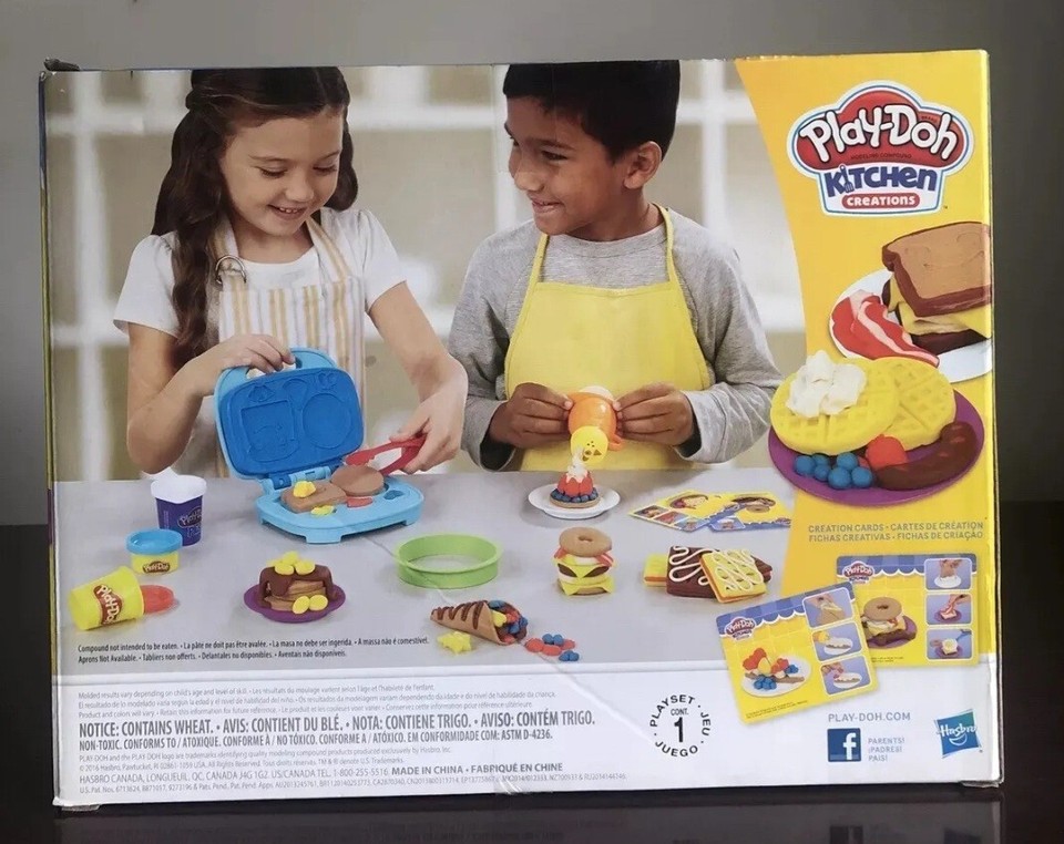 Hasbro Breakfast Bakery Play-Doh Kitchen Creations Waffle Maker | eBay