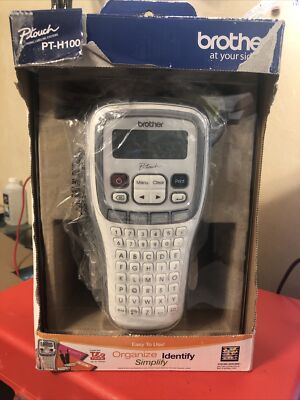 Brother P-Touch PT-H100 Label Thermal Printer Tested and Working in box ...