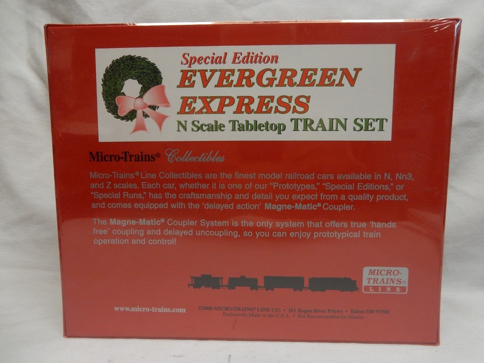 MICRO TRAINS N SCALE EVERGREEN EXPRESS TRAIN SET C-9 MINT SEALED ...