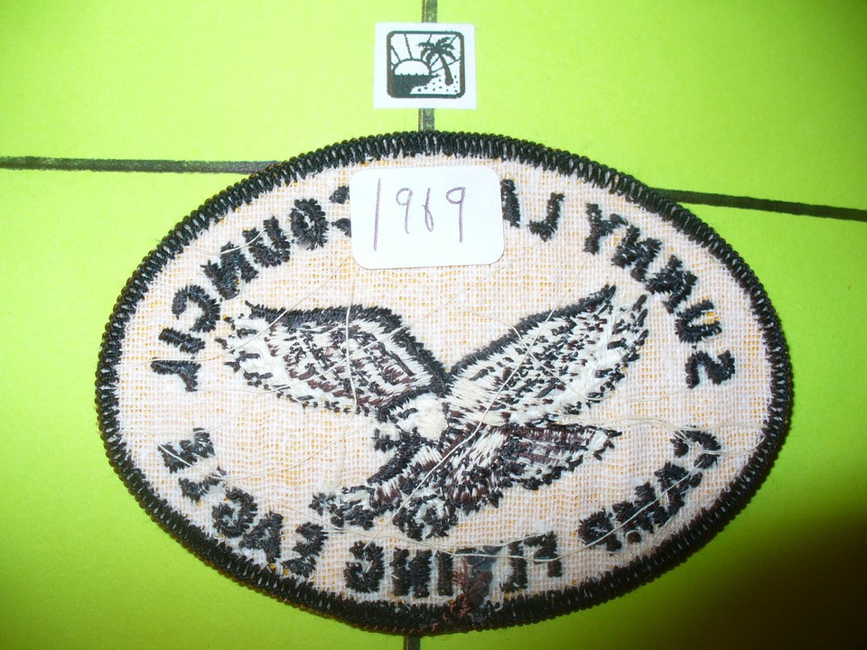 1969 Camp Flying Eagle Patch,pp, Sunny Land Council,BSA,CB,OA 219,552 ...