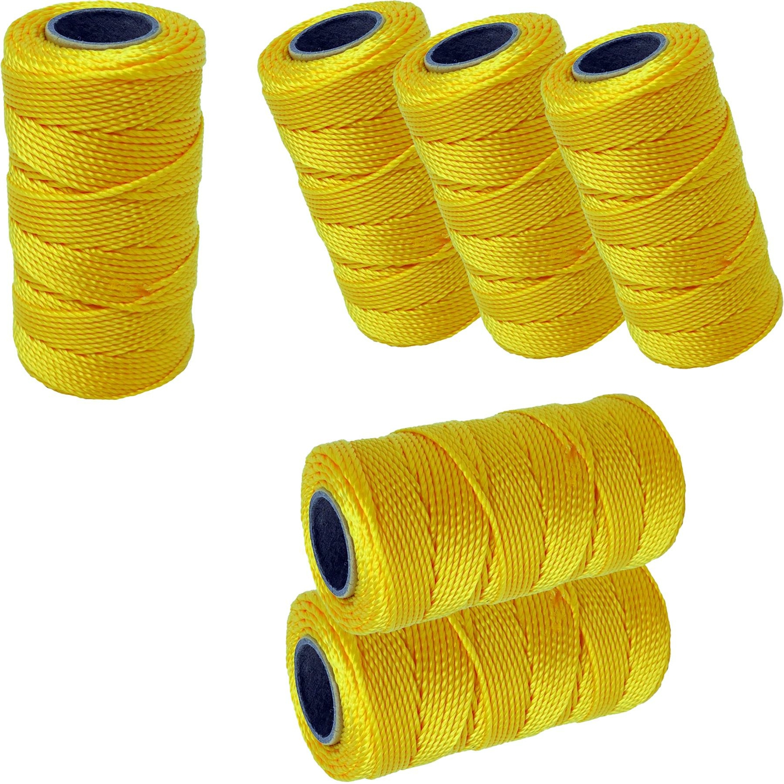 Yellow Builders Building Brick Laying Measuring Masonry Rope String ...