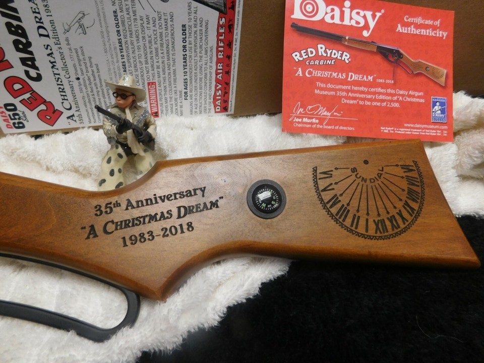 AUTHENTIC Daisy Red Ryder Christmas Story DREAM BB Gun Compass Limited ...