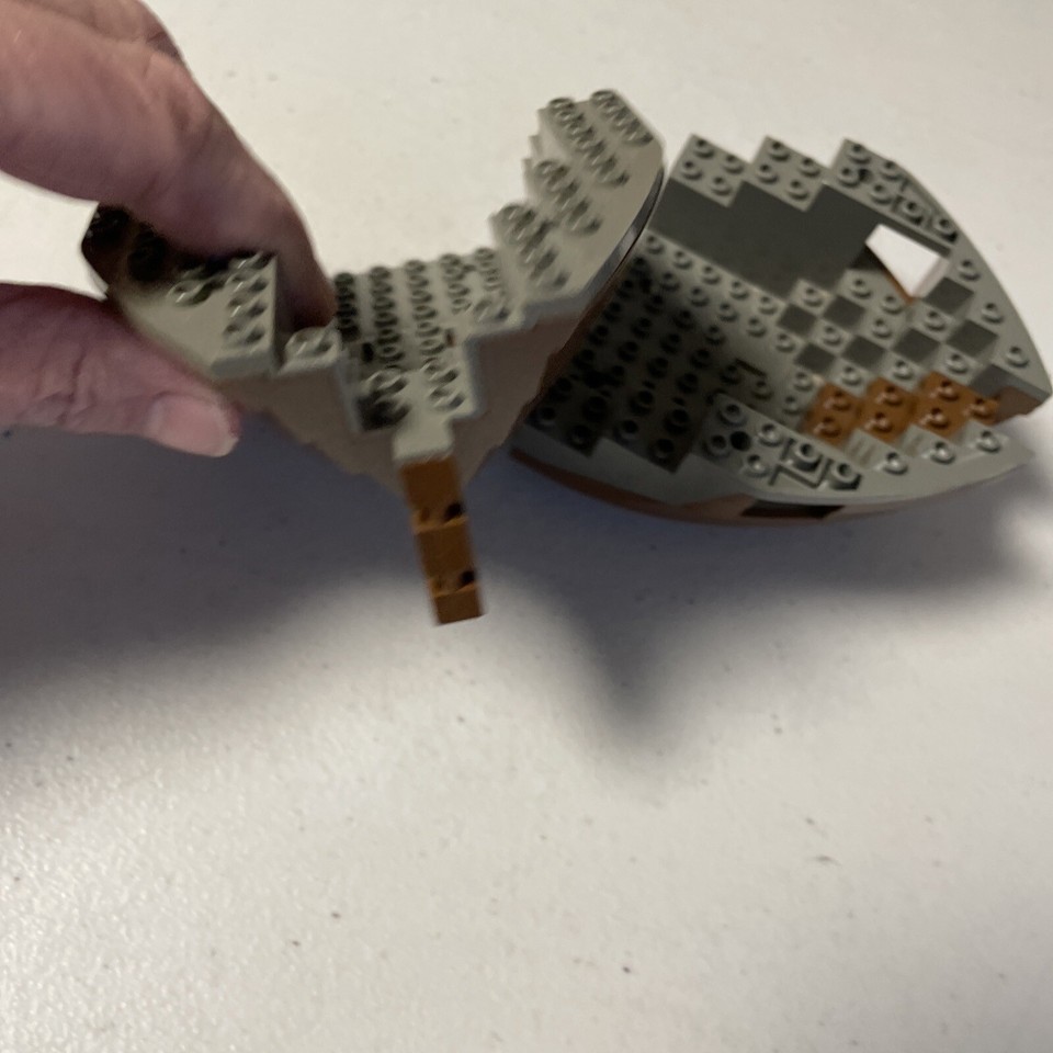 LEGO VTG Ship Boat Hull Parts Stern and Bow Brown Sets 6285 10040 6274 ...