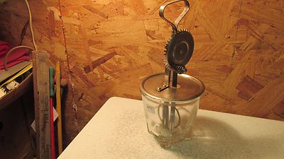 Antique Glass Beater Jar A & J Beater No. 1 | eBay