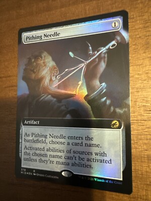 Pithing Needle (Extended Art) Innistrad: Midnight Hunt Foil NM | eBay