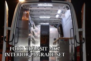 FORD TRANSIT MK7 2006+ XENON WHITE INTERIOR LED LIGHT SET BULBS ...