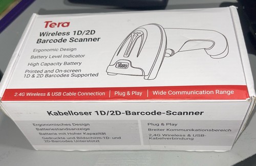 Tera 1D/2D and QR Wireless or Wired Barcode Scanner Compact Plug Model D5100 | eBay