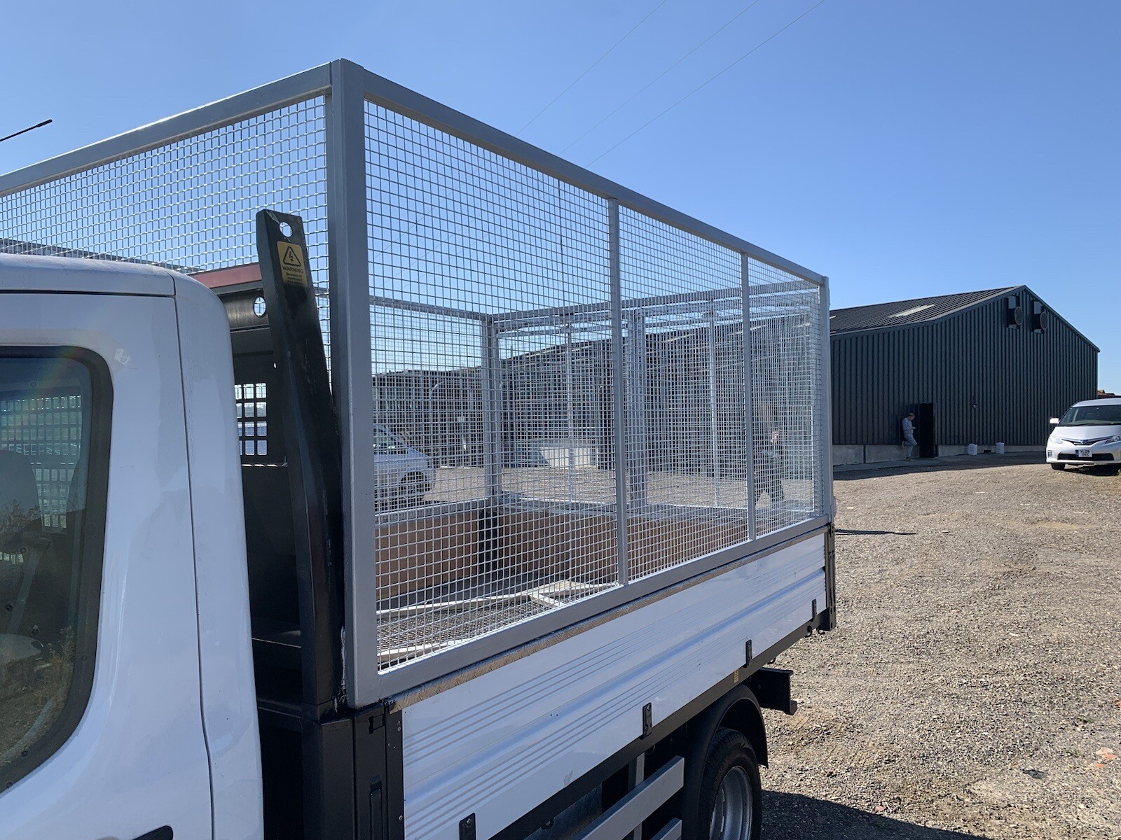 FORD TRANSIT TIPPER GRP HIGH SIDES, Transit tipper mesh cages ...