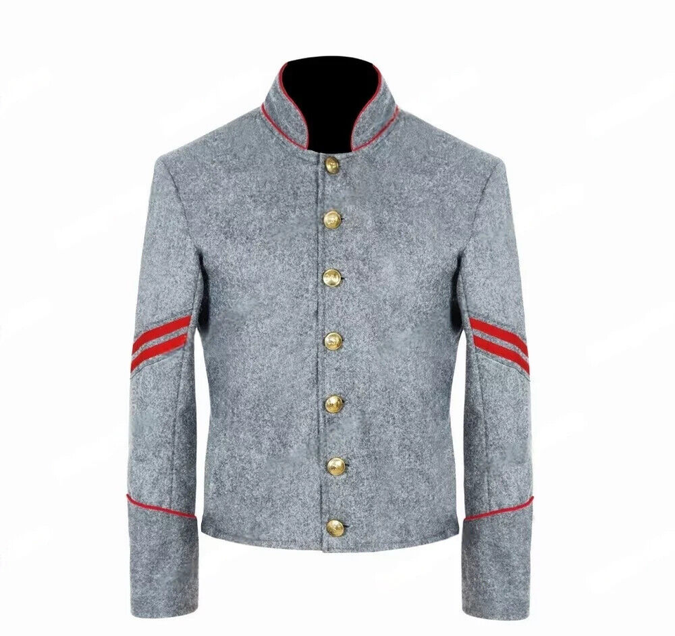 US Civil War Officer Shell Jacket Artillery Corporal with Red Trim All ...