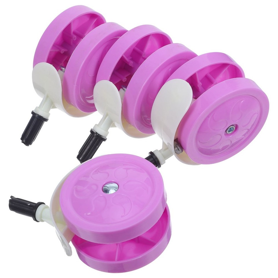4pcs Stroller Wheels Replacement - Swivel Castors Baby Trolley Wheel ...