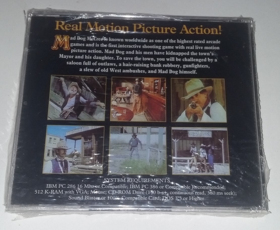 Mad Dog McCree (PC, 1993) for sale online | eBay