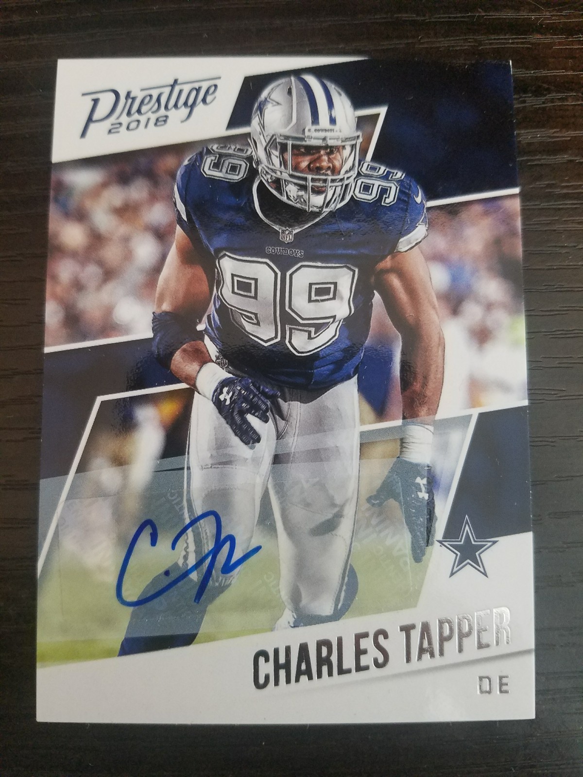 2018 Prestige Veteran Signatures #129 Charles Tapper Auto | eBay