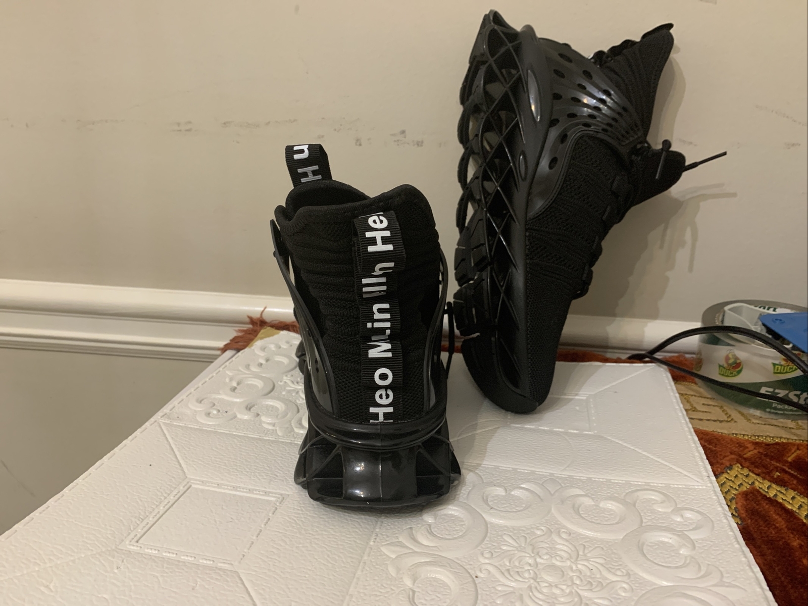 Hello MrLin Men's Running Shoes Non Slip Athletic Sneakers size 9.5 | eBay