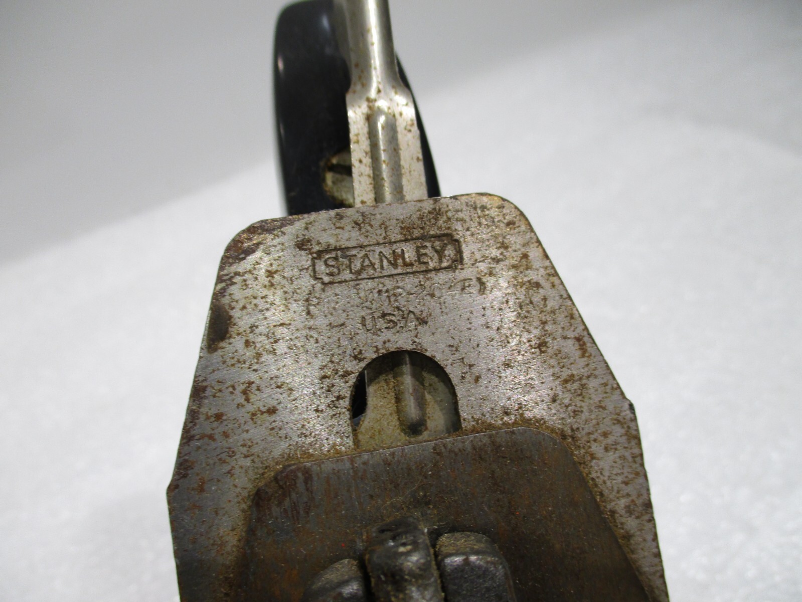 Vintage Stanley Wood Plane Plastic Handle Blue Paint Made in USA | eBay