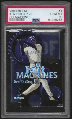 2000 KEN GRIFFEY JR METAL HIT MACHINES PSA 10 GEM MINT | eBay