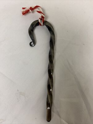 Hand Forged Ornament Candy Cane Hand Made Christmas Metal Candy Cane | eBay