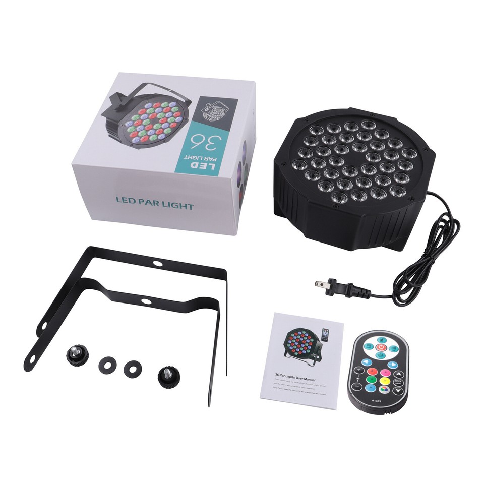 4-pack Par Lights 36W RGB LED Par Lights DJ Uplights US PLUG | eBay