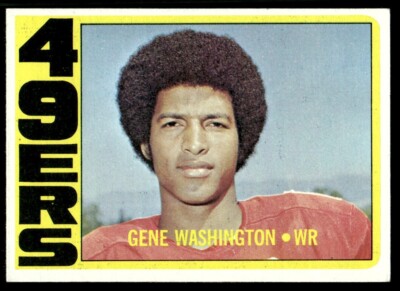 1972 Topps Football Gene Washington San Francisco 49ers #90 EX-MT+ | eBay