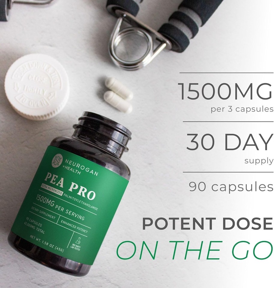 Ultra Micronized Palmitoylethanolamide (Pea) Supplement - 1500 MG per ...