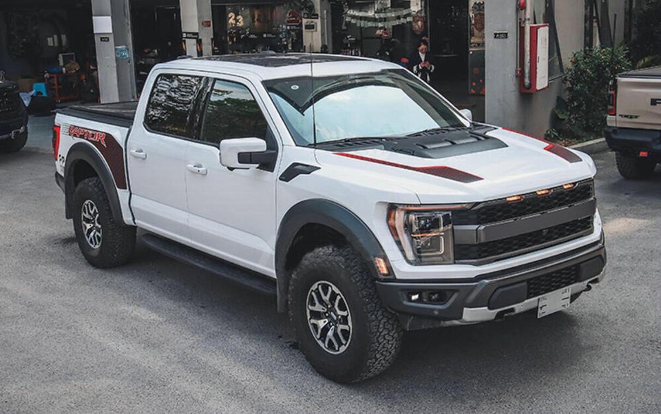 2022-2023 Ford Raptor Trunk Stripes Graphics Sticker Vinyl Decal RH bed ...