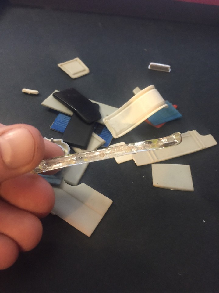 Vintage Model Car Kit Junkyard 1:25 1:24 Bumpers & Interior Panels S-38 ...