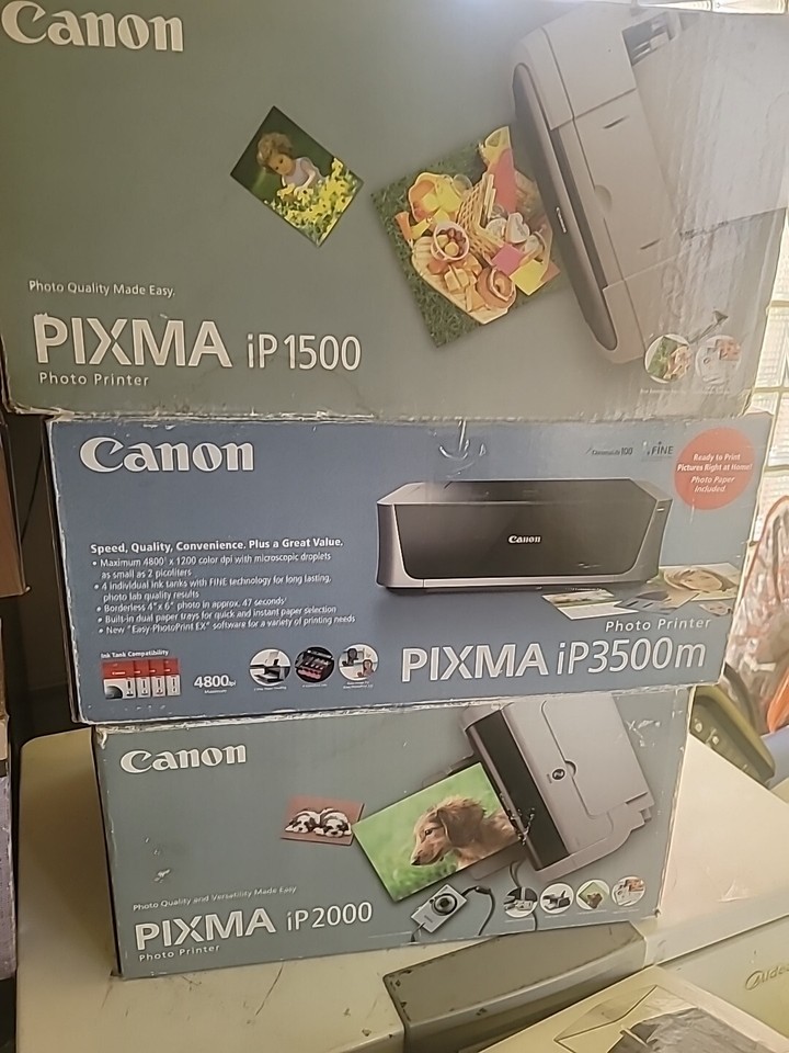 Canon Pixma ip1500 Photo Printer Inkjet Color Brand New 13803037876| eBay