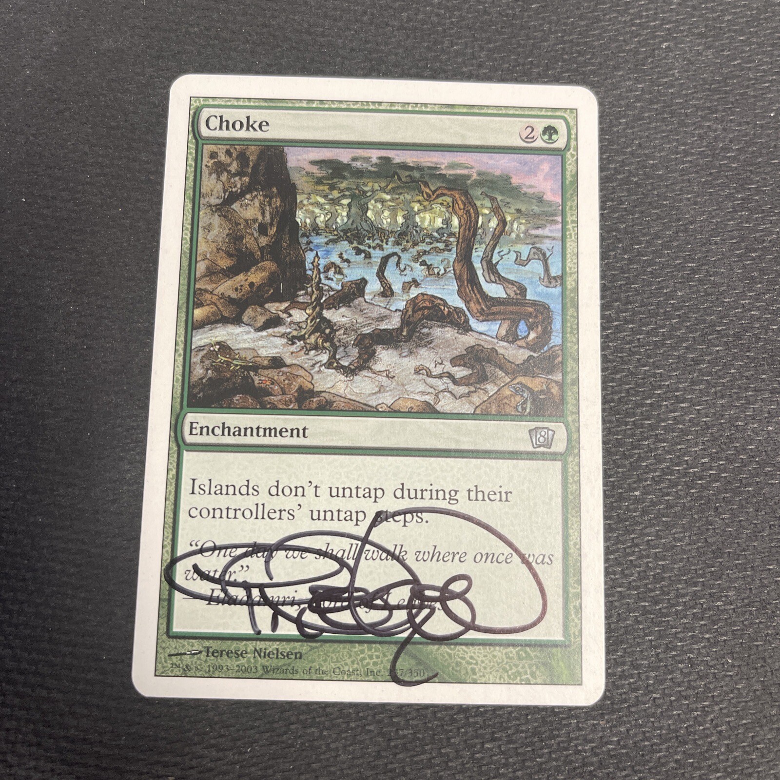 MTG Signed CHOKE ARTIST 8th Edition 2003 UNCOMMON T. Nielsen Art | eBay