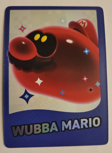 Wubba Mario - Super Mario Wonder Card Exclusive | eBay