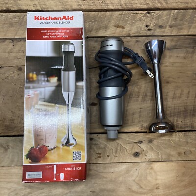 KitchenAid 2-Speed Hand Held Stick Immersion Blender Mixer ( KHB1231CU ...
