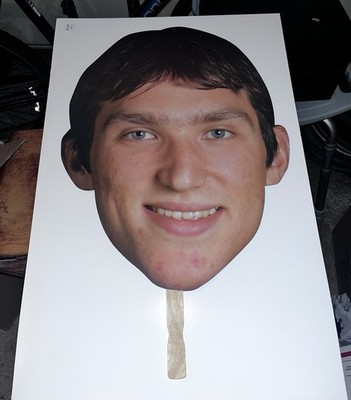 2025 Alex Ovechkin 900 Goals SGA Photo On A Stick 11/26/25 Young Ovi ...