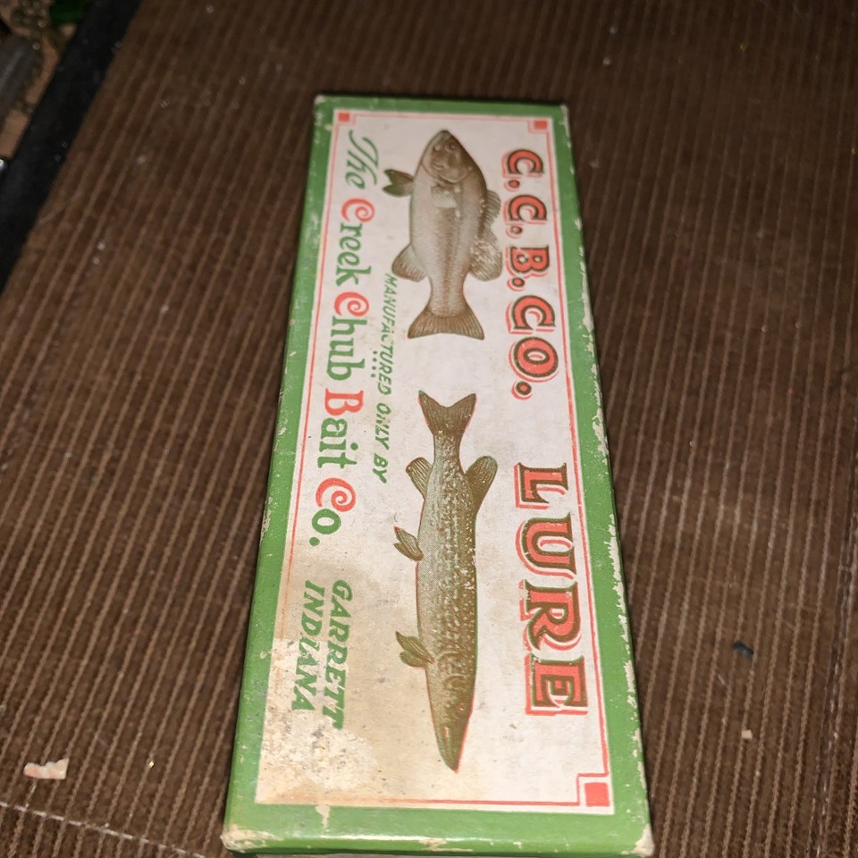Vintage Ccbc Lure Box Exe Condition # 3374 Sarasota/ Silver Flash 718 ...