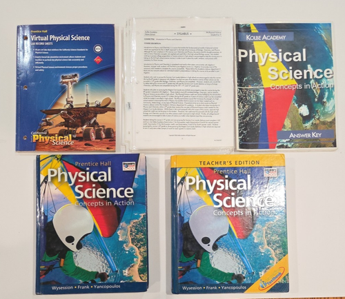 PHYSICAL SCIENCE Concepts in Action: Student Textbook, Teacher's Ed ...