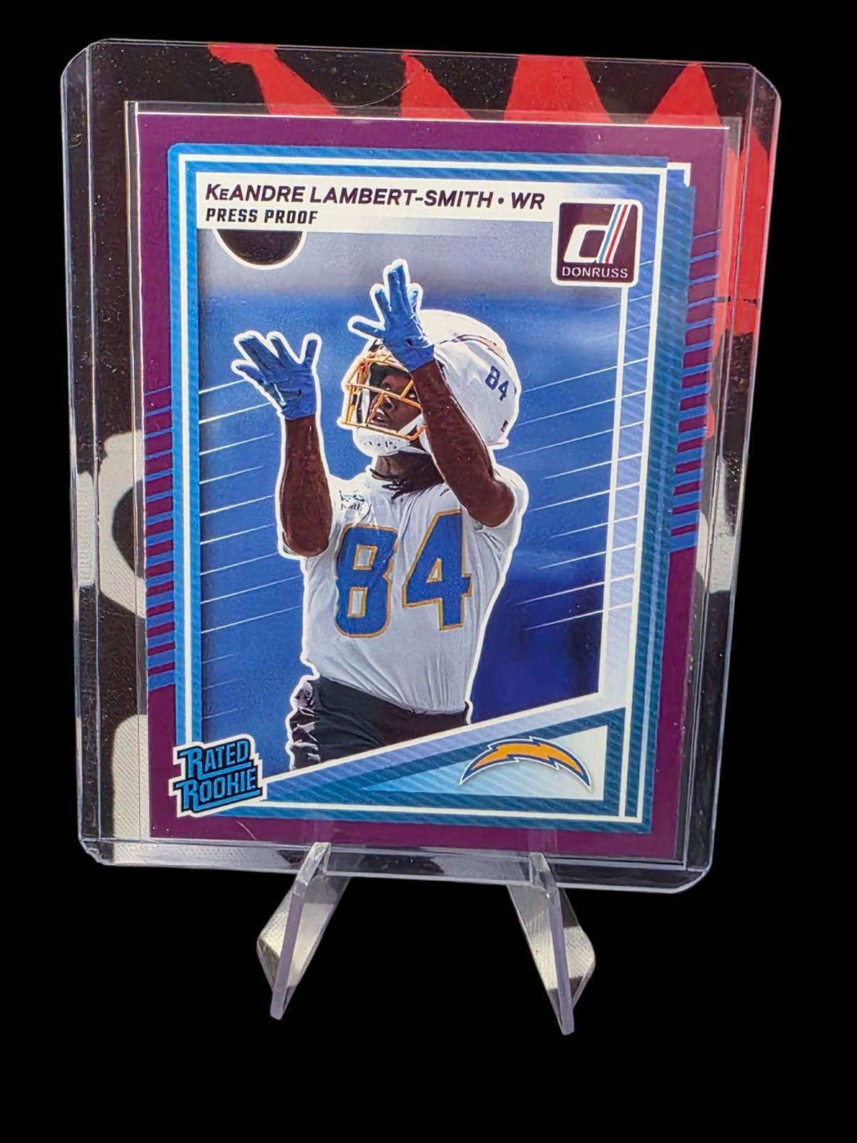 2025 Panini Donruss - Rated Rookie Keandre Lambert-Smith #367 Purple ...