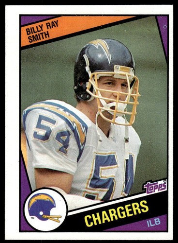 1984 TOPPS BILLY RAY SMITH RC SAN DIEGO CHARGERS #184 | eBay