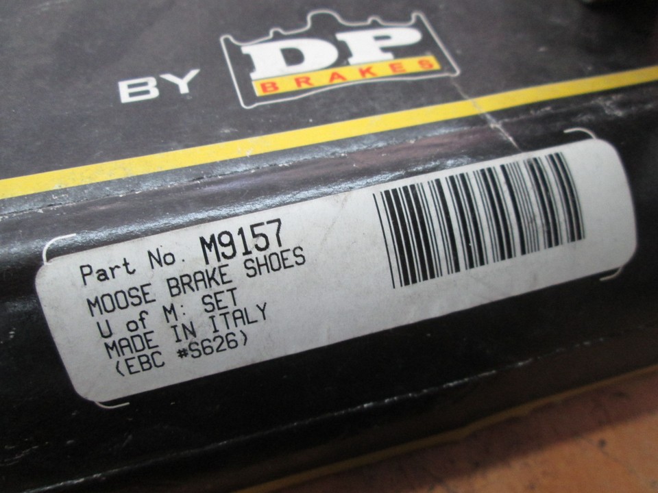 NOS Moose Utility Division Brake Shoes Set No Springs M9157 S626 | eBay