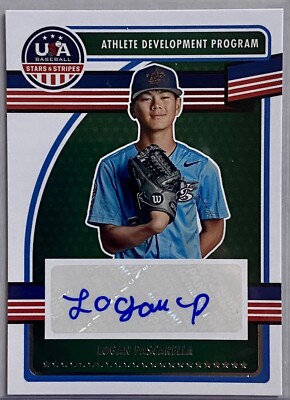 2023 Panini Stars & Stripes Athlete Development Program Auto LOGAN ...