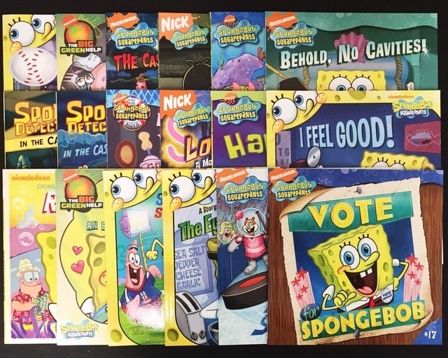 Lot of 18 Spongebob Squarepants 8x8 paperback books, NEW | eBay