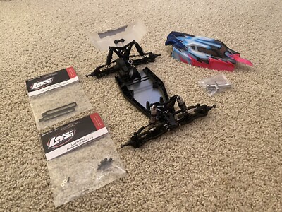 1/16 Team Losi Mini-B Buggy Roller Slider Chassis w/ Upgrades & Custom ...