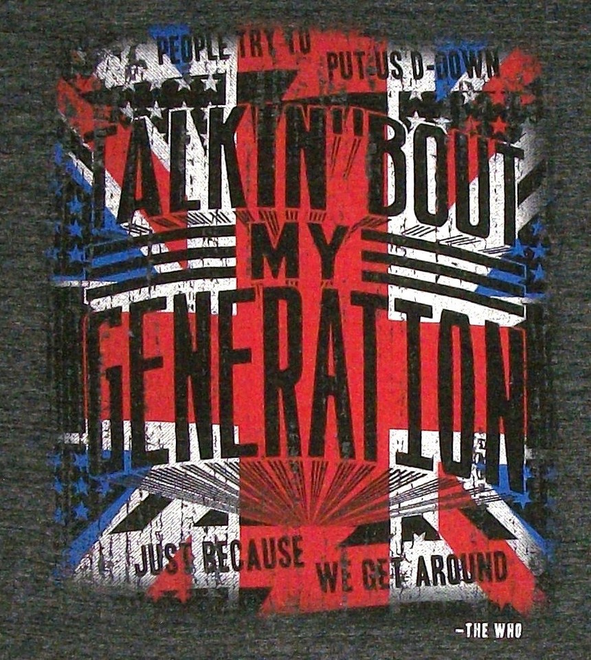The Who Talkin Bout My Generation Shirt S-XL Officially Licensed NWT | eBay