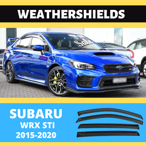 Side Window Visors Weathershields Weather Shield for Subaru WRX STI VA ...