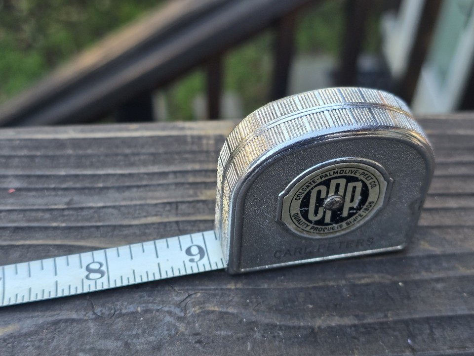 Vintage Stanley Pacemaker 8ft. Tape Measure Colgate Palmolive Peet Co ...