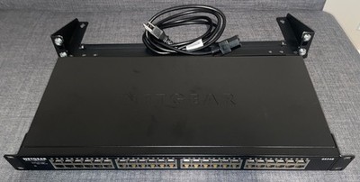 Netgear GS348 48-Port Gigabit Ethernet Rackmount Unmanaged Network ...