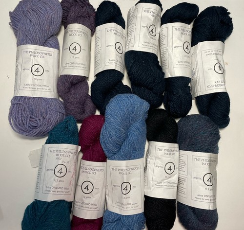The Philosopher’s Wool Yarn 2 Ply 100% Wool Lot Of 11 Multicolor | eBay