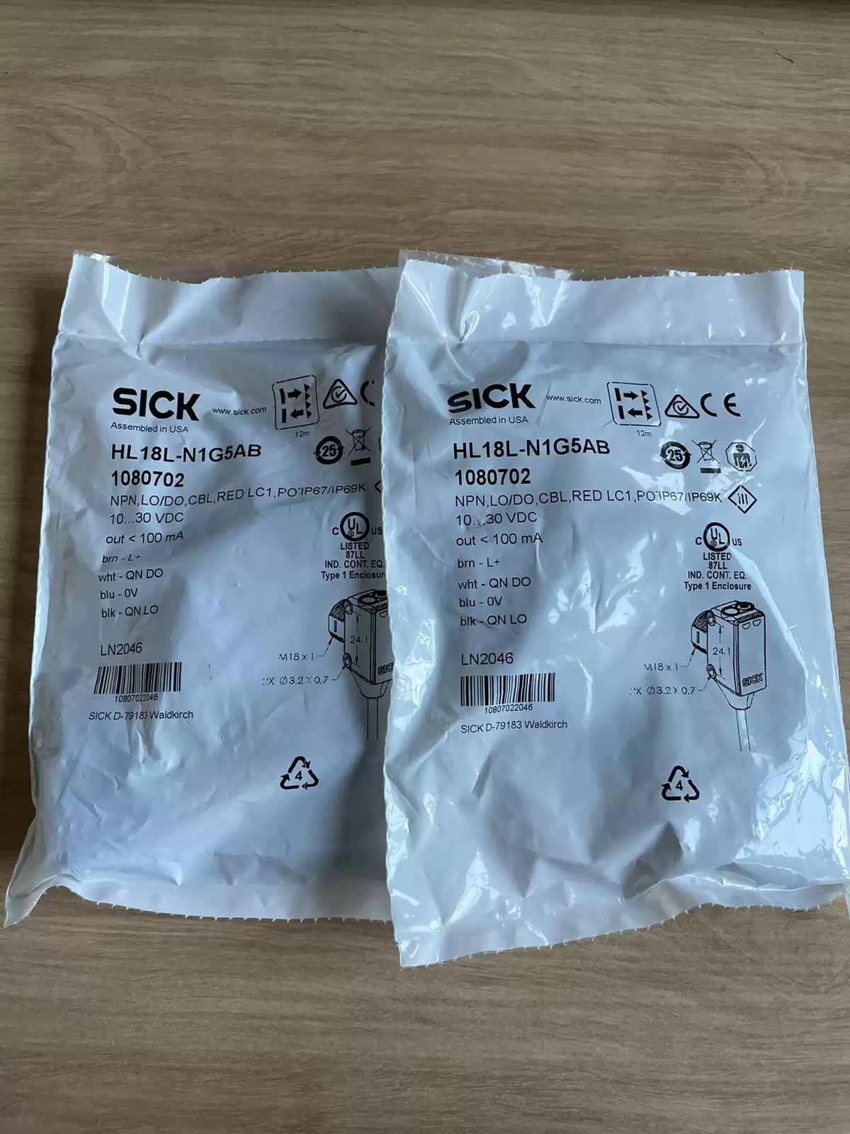 1pcs SICK HL18L-N1G5AB 1080702 for sale online | eBay
