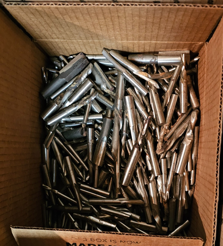 5 LBS of Scrap Carbide Steel Drill Bits L@@K | eBay