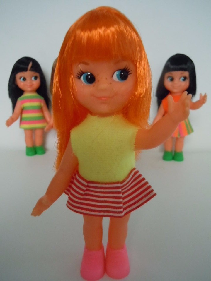 1970'S CHIKA / CHIKO CHAN SHIBA DOLLS ERA / MY-TOY CO. TINY TERRY CLONE ...