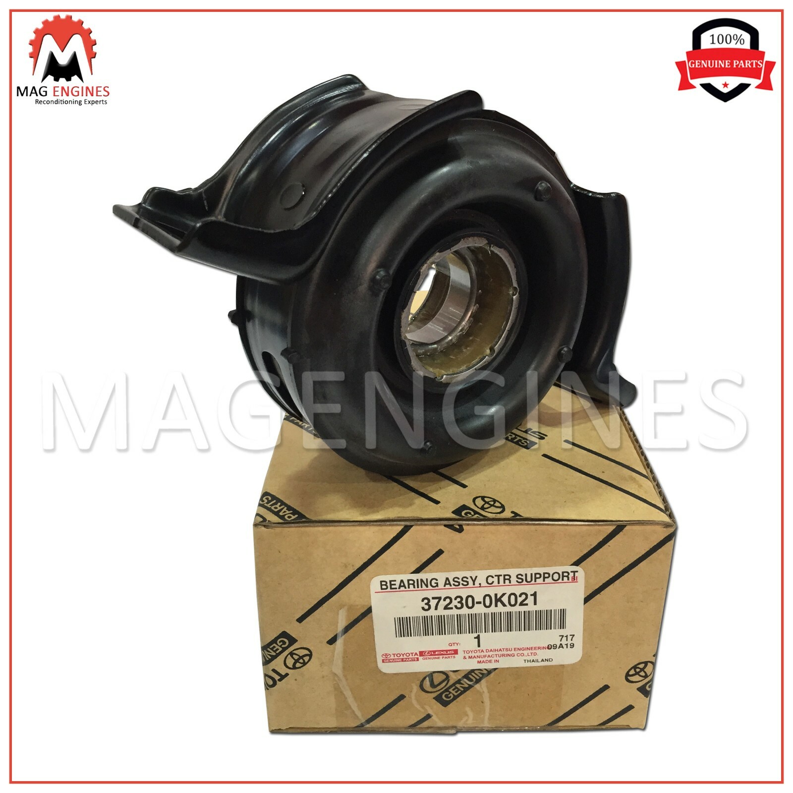 37230-0K021 GENUINE OEM BEARING ASSY, CENTER SUPPORT, NO.1 372300K021 ...